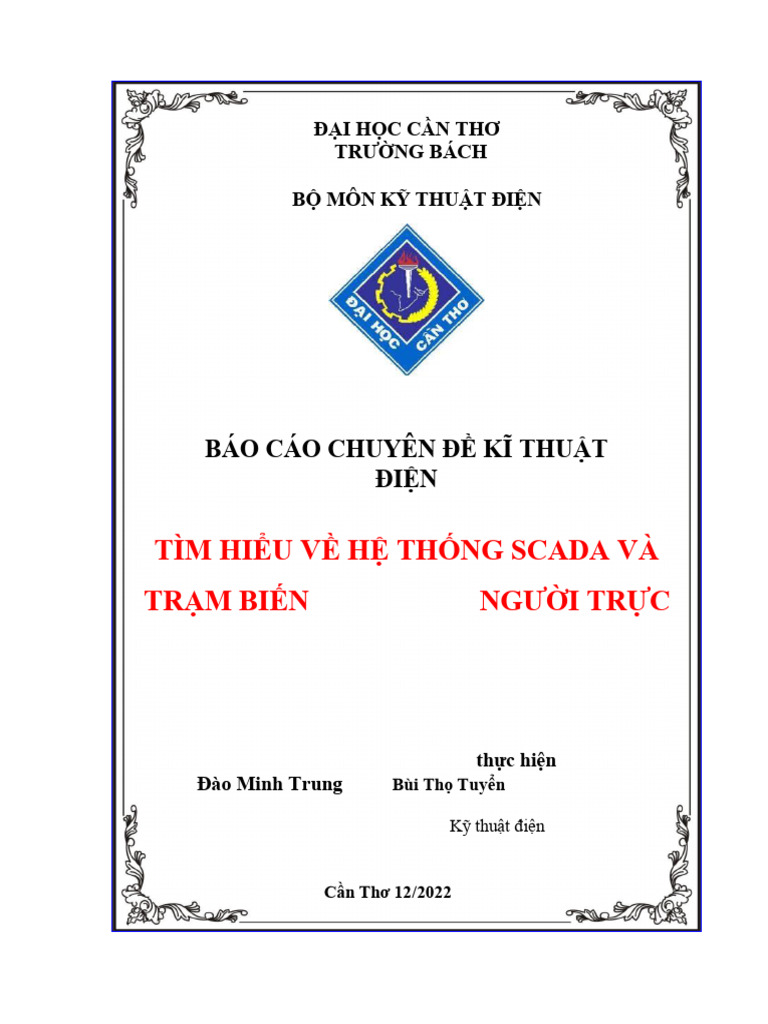 Bao Cao Chuyen de KTD | PDF