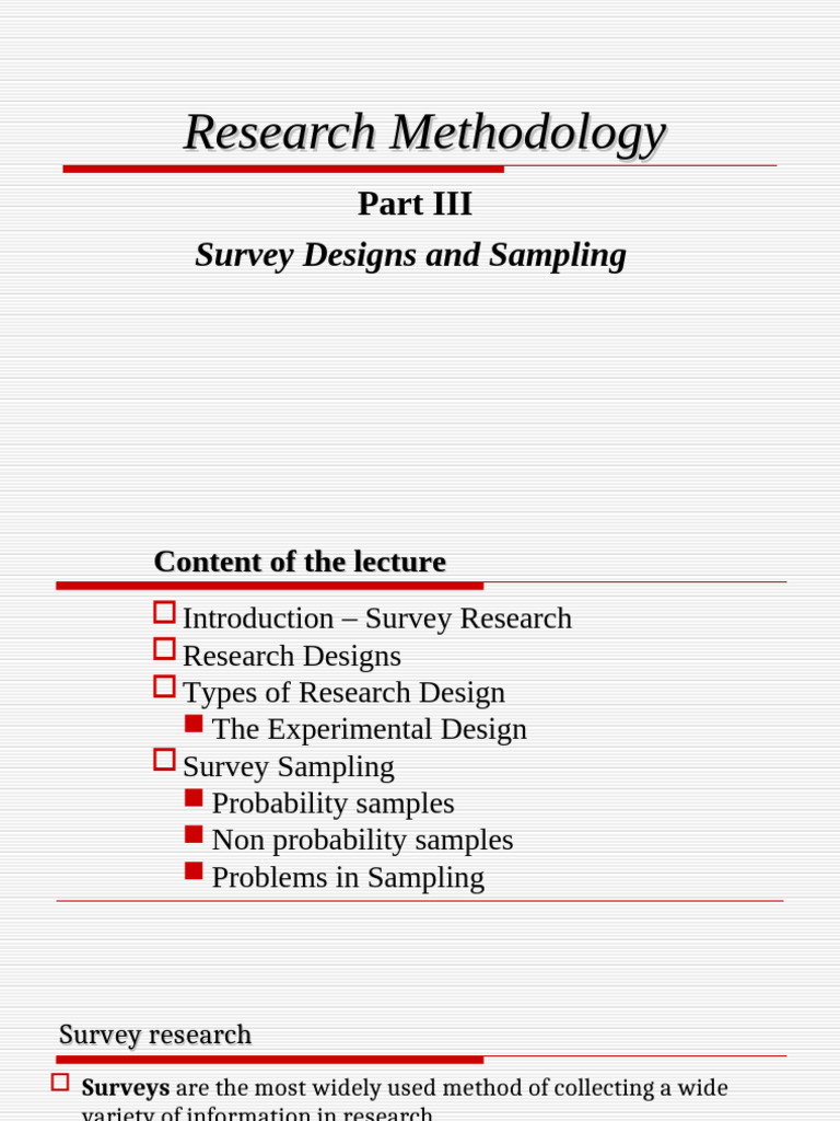 Econ 656 - Research Methods III | PDF | Sampling (Statistics) | Experiment