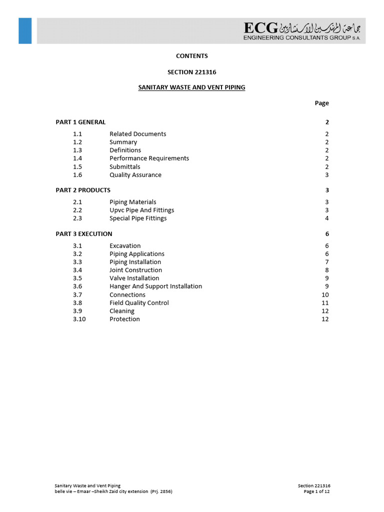 UPVC spcs | PDF | Pipe (Fluid Conveyance) | Sanitary Sewer