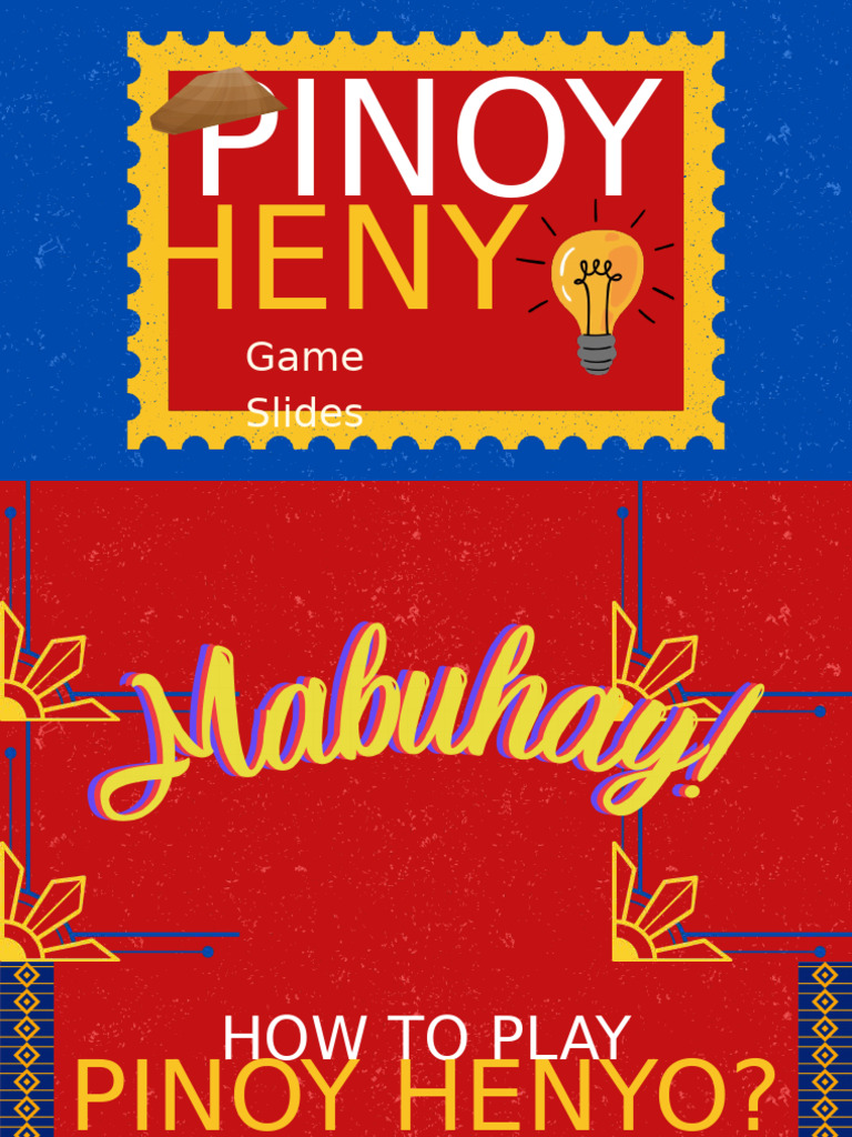 Pinoy Henyo Game Slides | PDF