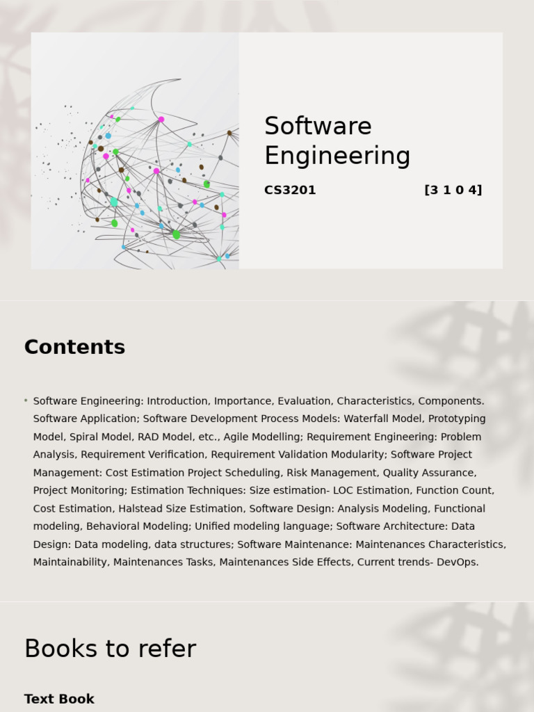 Lec 1-21 SE SUYASH | PDF | Software Prototyping | Software Development Process