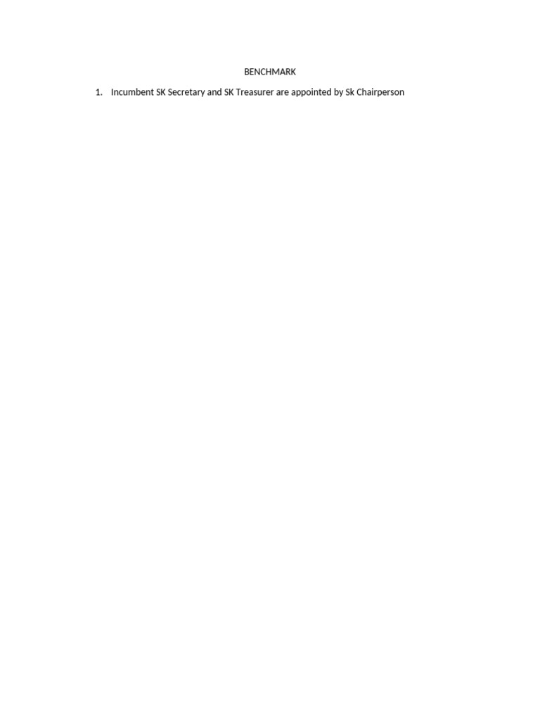 BENCHMARK | PDF