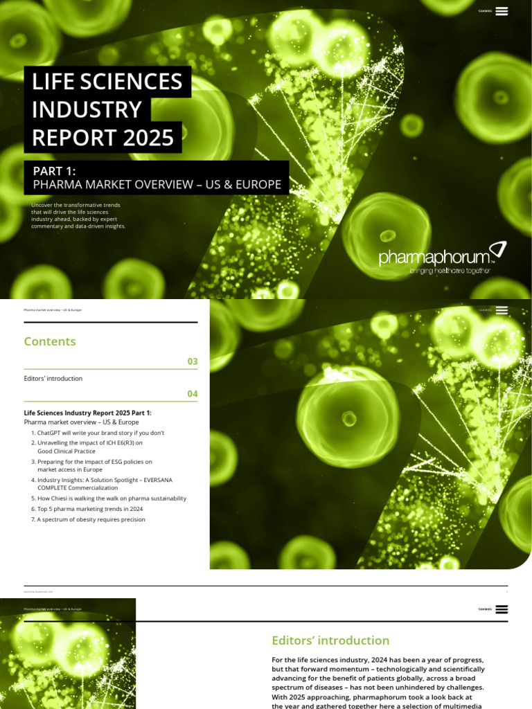 Life Sciences Industry Report 2025 Pt1 v11 | PDF | Pharmaceutical ...