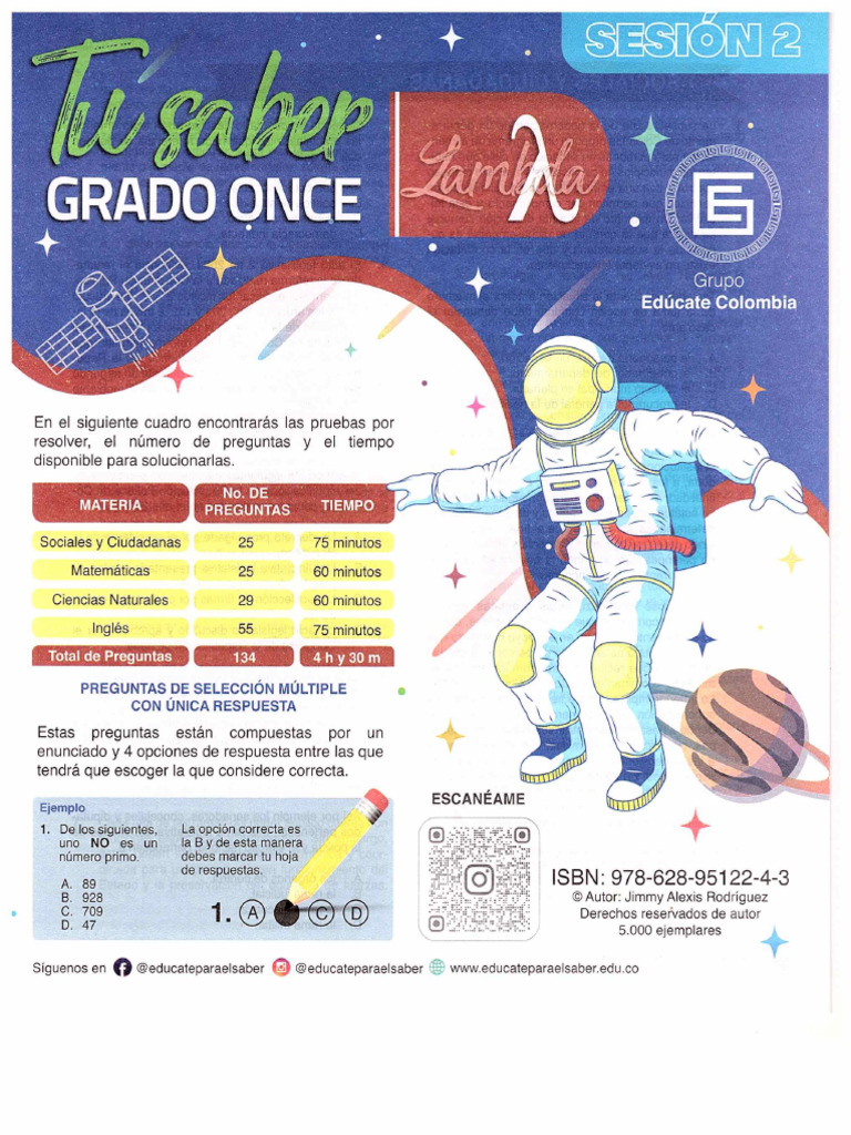 Tu Saber 11° LAMBDA - 2a SESION | PDF
