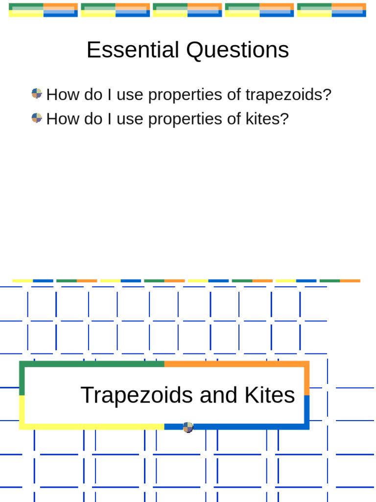 Trapezoid and Kite - MATH | PDF | Perpendicular | Euclidean Geometry