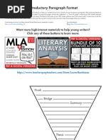 How To Write An Introductory Paragraph Using The Funnel Method | PDF ...