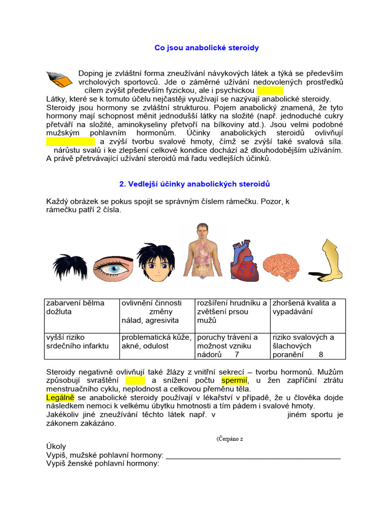 Anabolické Steroidy | PDF