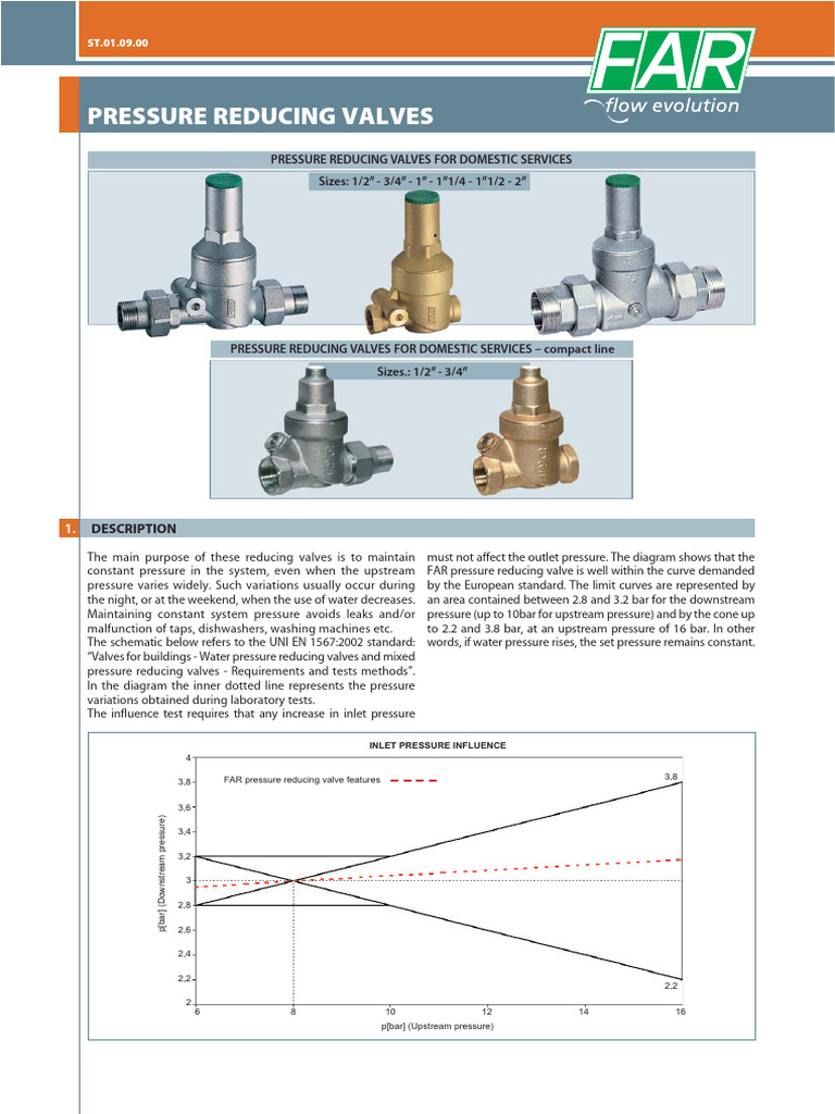 Domestic Pressure Reducing Valves Guide | PDF | Valve | Tap (Valve)