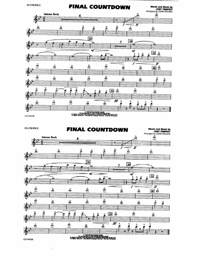 The Final Countdown | PDF