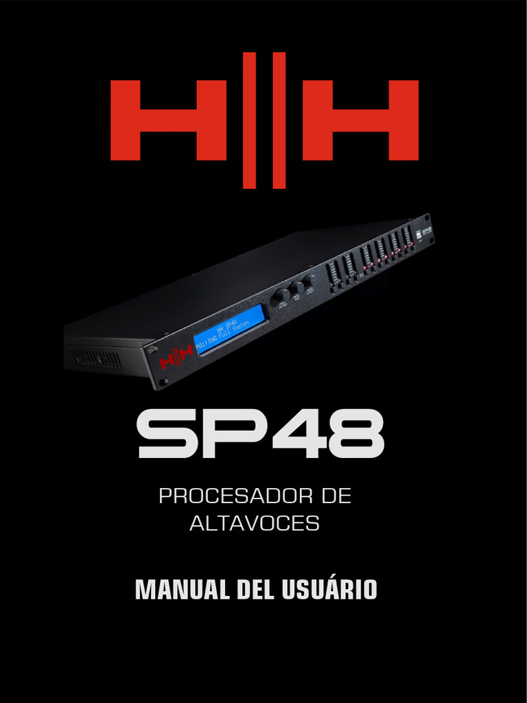 HH SP48 - Manual ES | PDF | Altoparlante | Botón (Computación)