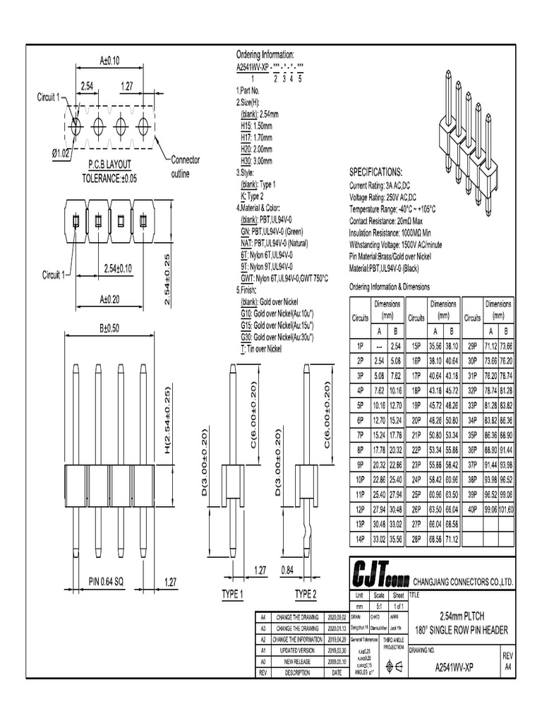 A2541WV-XP DWG | PDF