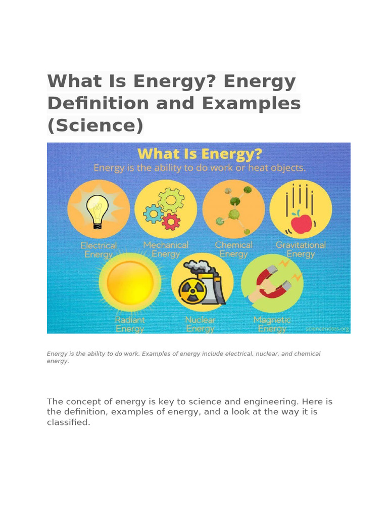 What Is Kinetic Energy | PDF | Potential Energy | Kinetic Energy