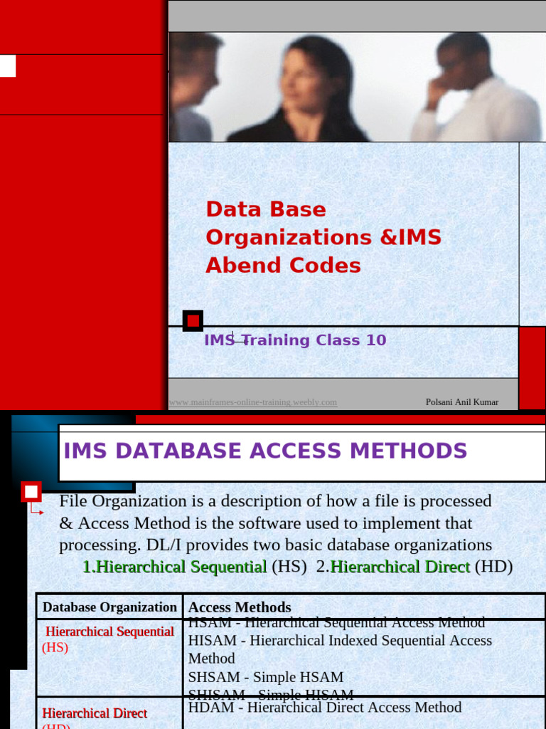 Ims-db Training Class 10 | PDF | Databases | Information Science