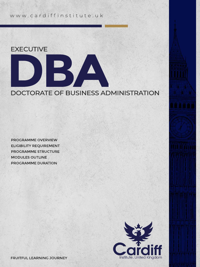 CIUK - Executive Doctorate of Business Administration - Compressed | PDF