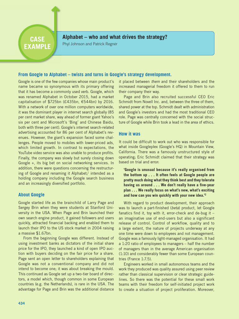 Topic 12 - Alternative Approaches To Strategy Formation | PDF ...
