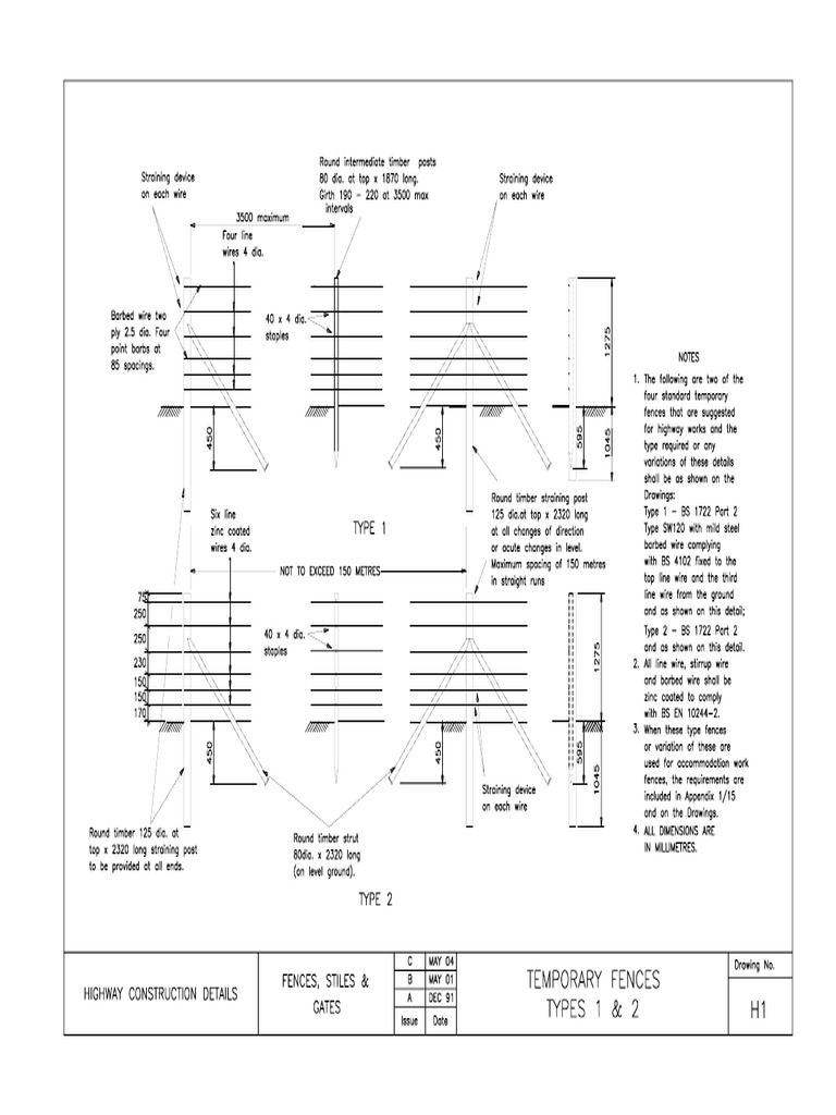 H Series Standards for Highways 2006 | PDF