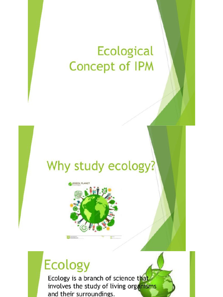 Ecological Concept of Ipm | PDF