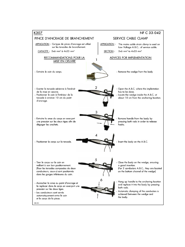 Pince D'ancrage de Branchement | PDF