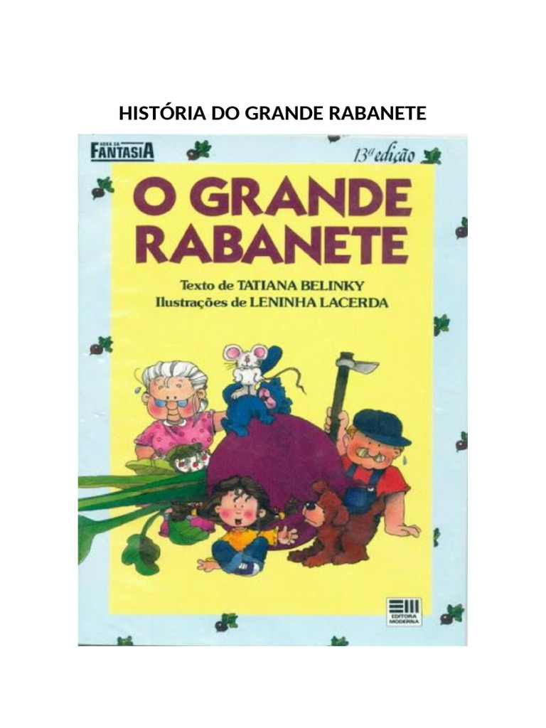 Aventura do Grande Rabanete | PDF