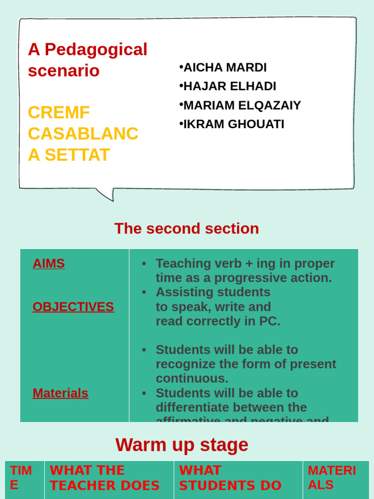 Pedagogical Scenario Ict | PDF | Learning | Human Communication
