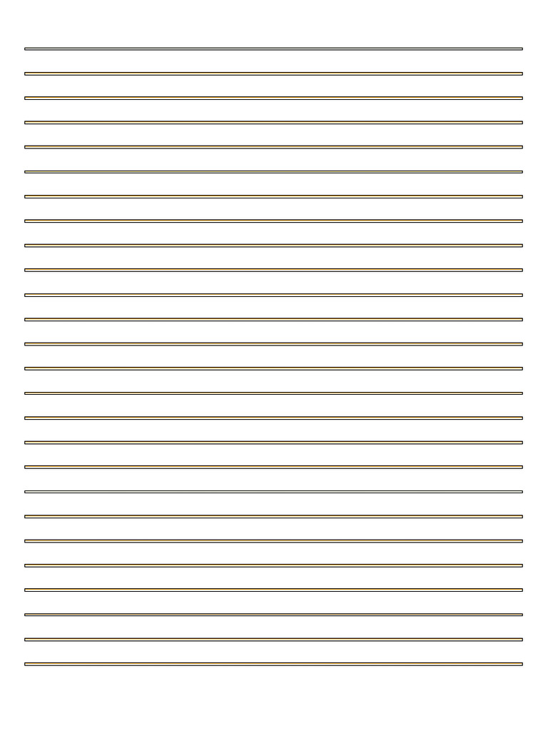 Hoja Con Lineas de Color 4 | PDF