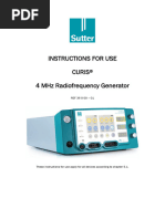 COOLIEF - Radiofrequency Generator User Manual | PDF