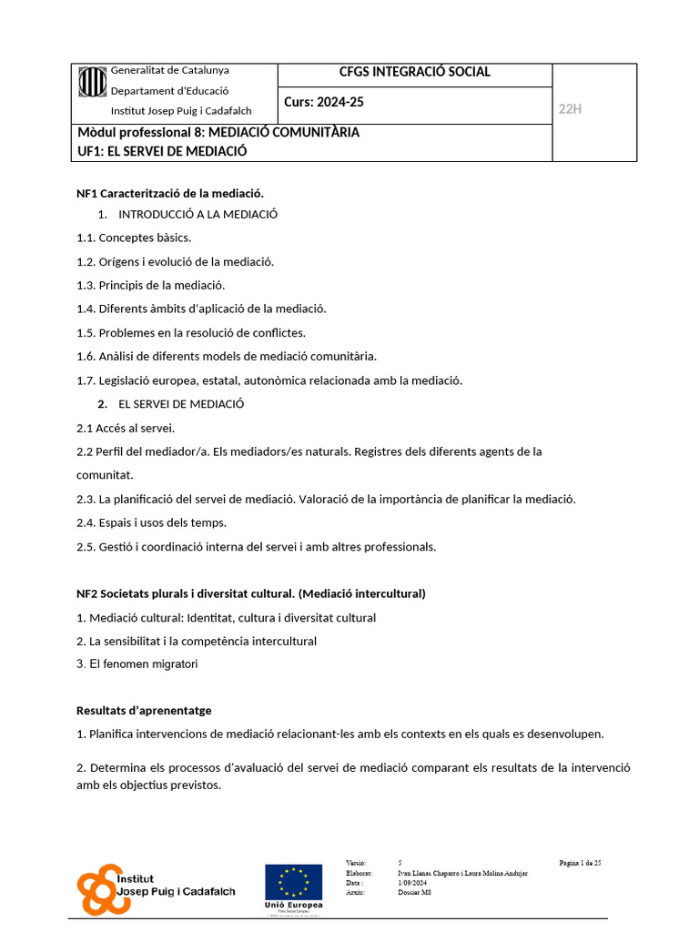 GUIÓ I APUNTS M8 UF1 24-25 NF1-NF2 | PDF