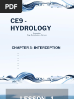 Understanding Interception in Hydrology | PDF | Precipitation | Hydrology