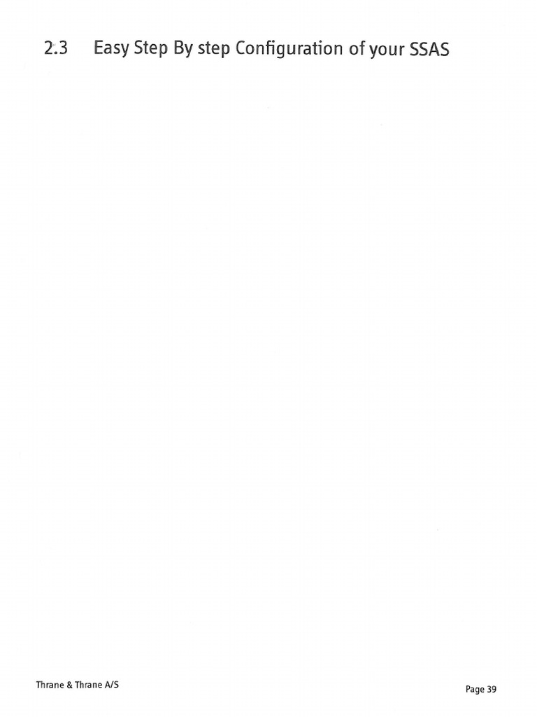 Configuration SSAS | PDF
