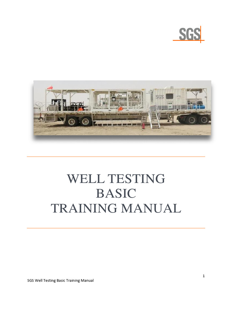Basic Well Testing Manual | PDF | Valve | Petroleum Reservoir