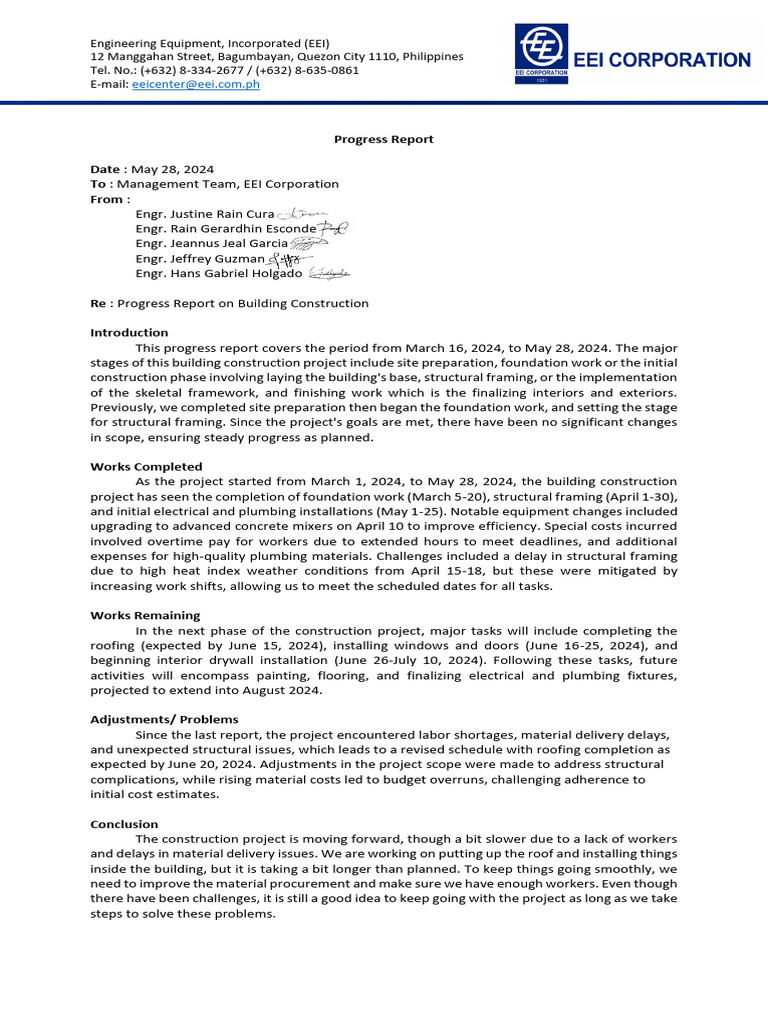 Final Exercise 2 Writing Incident Progress Reports | PDF