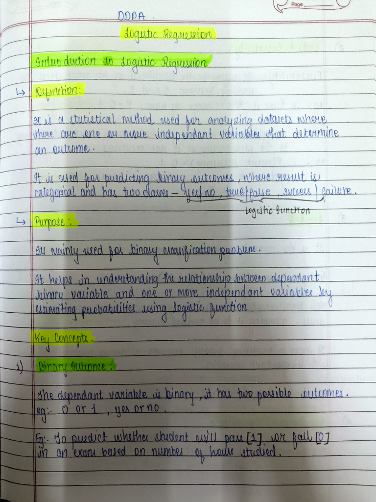 Ddpa - Logistic Regression & Decision Trees | PDF