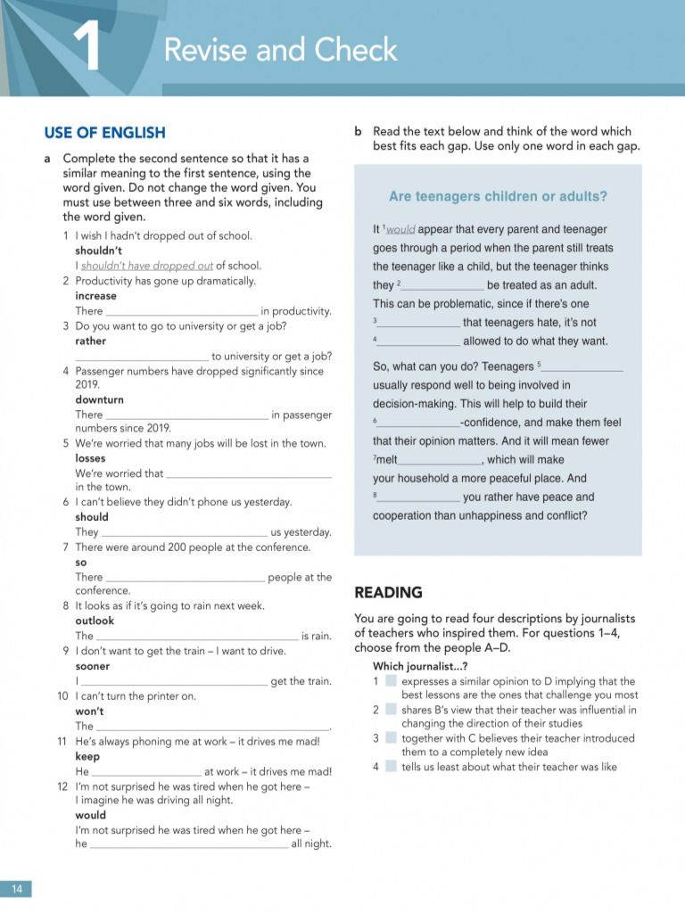 English File Advanced Plus Students Book (Dragged) 4 | PDF