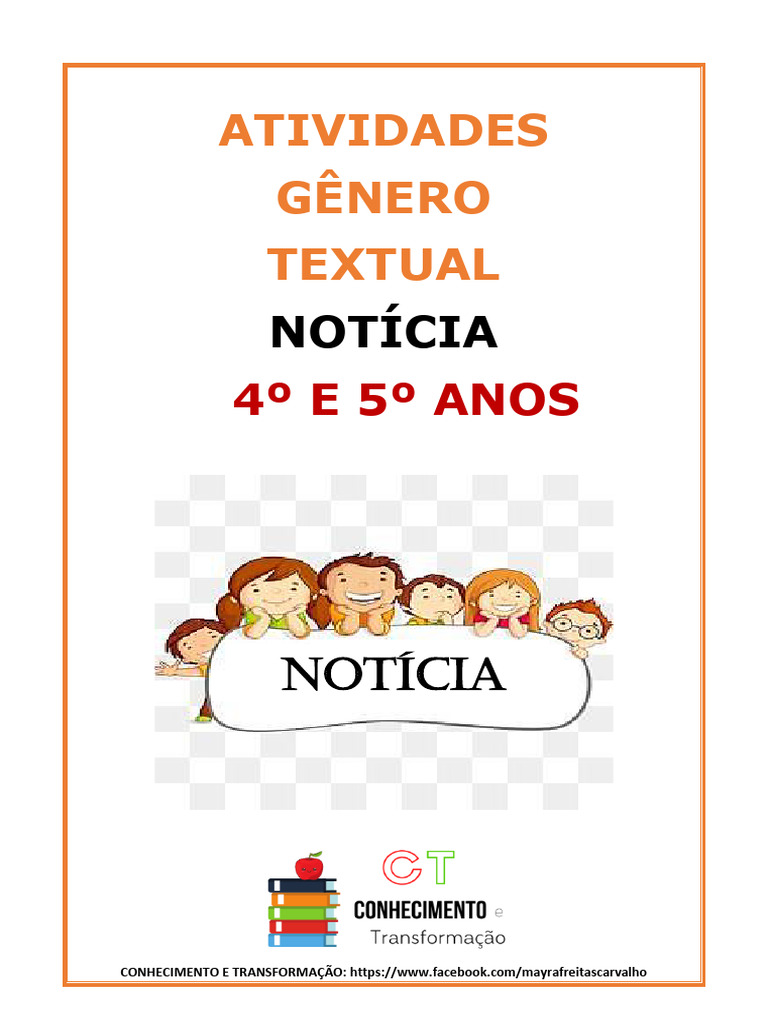Atividades Gênero Textual Notícia para o 4 e 5º Anos | PDF