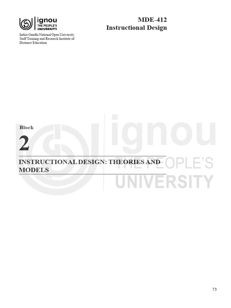 Block 2 | PDF | Instructional Design | Learning