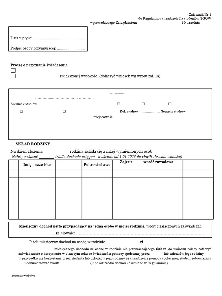 Zalacznik NR 1 | PDF