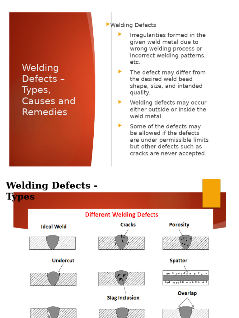 Overview of Weld Defects | PDF | Welding | Construction