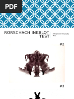 Rorschach Test Interpretations and Insights | PDF | Behavioural ...