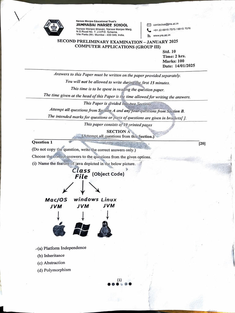 JNS Prelim -2 __2025 | PDF | Integer (Computer Science) | Computer ... JNS Prelim -2 __2025 | PDF | Integer (Computer Science) | Computer ...