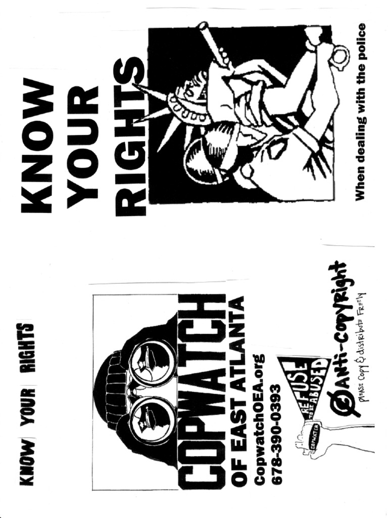 Know Your Rights!! CopwatchOEA Zine-resized 2 | PDF