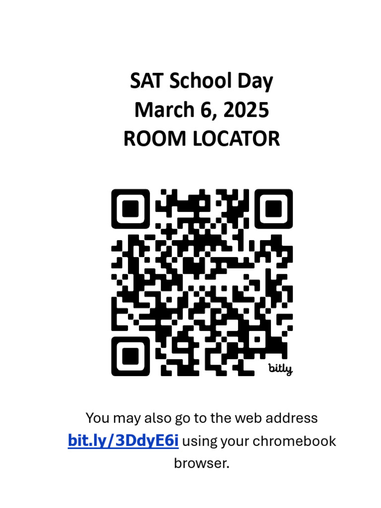 SAT School Day Room Locator | PDF