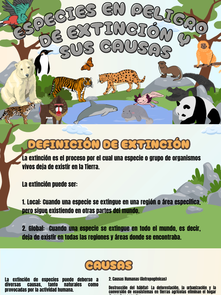 6-D Especies en Peligro de Extincion y Sus Causas - 20250209 - 201726 ...