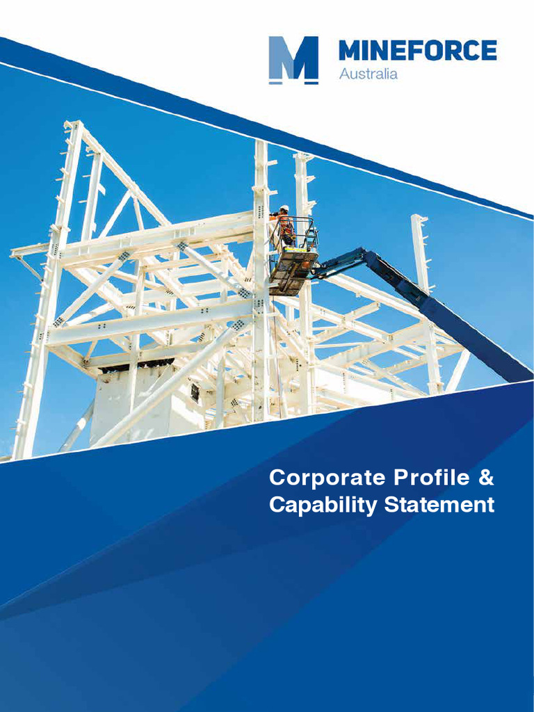 Mineforce Corporate Profile Capability Statement 2021 | PDF | Project ...