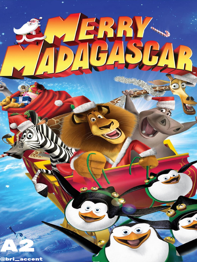 Merry Madagascar Christmas Adventure | PDF | Santa Claus | Christmas