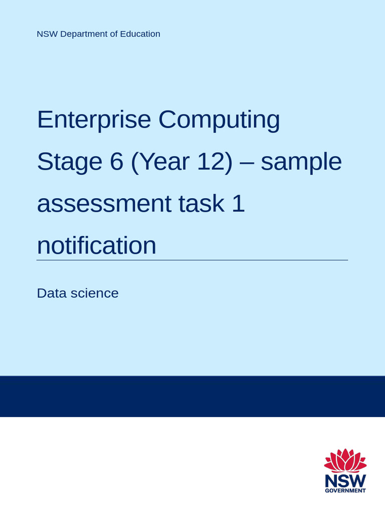Tas s6 Enterprise Computing Assessment Data Science | PDF | Spreadsheet ...