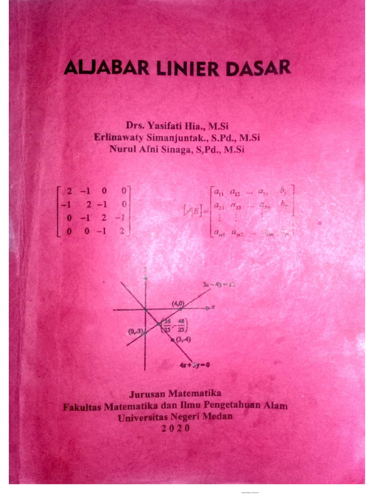 Buku Aljabar Linear Dasar | PDF