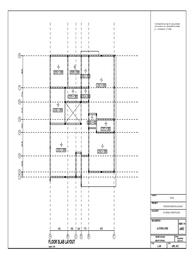 15 Floor Slab Layout | PDF