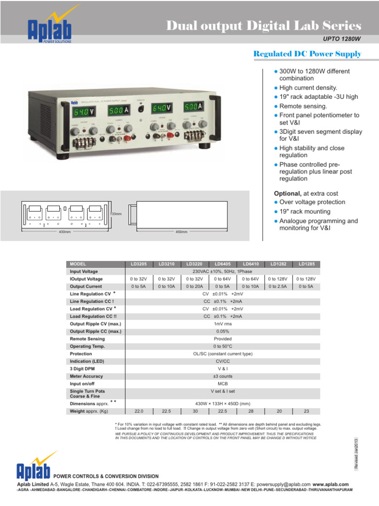 Dual Output Digital Lab | PDF | Power Supply | Electrical Engineering