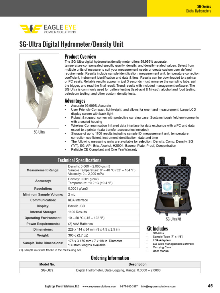 SG Ultra Data Sheet 112019 | PDF