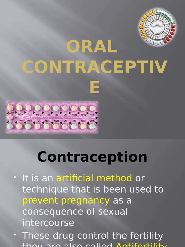 Oral Contaceptive | PDF | Combined Oral Contraceptive Pill | Menstrual ...